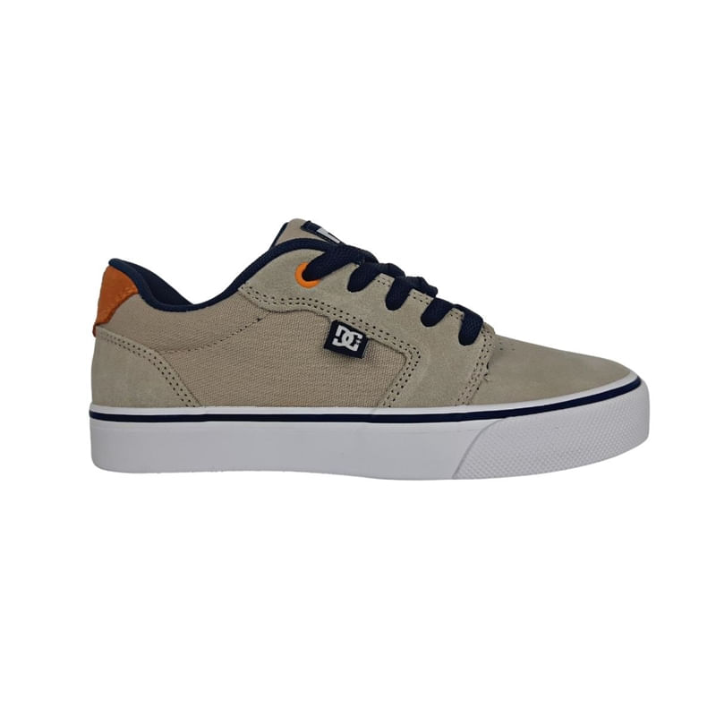 Tênis DC Anvil LA Beige/Orange/White