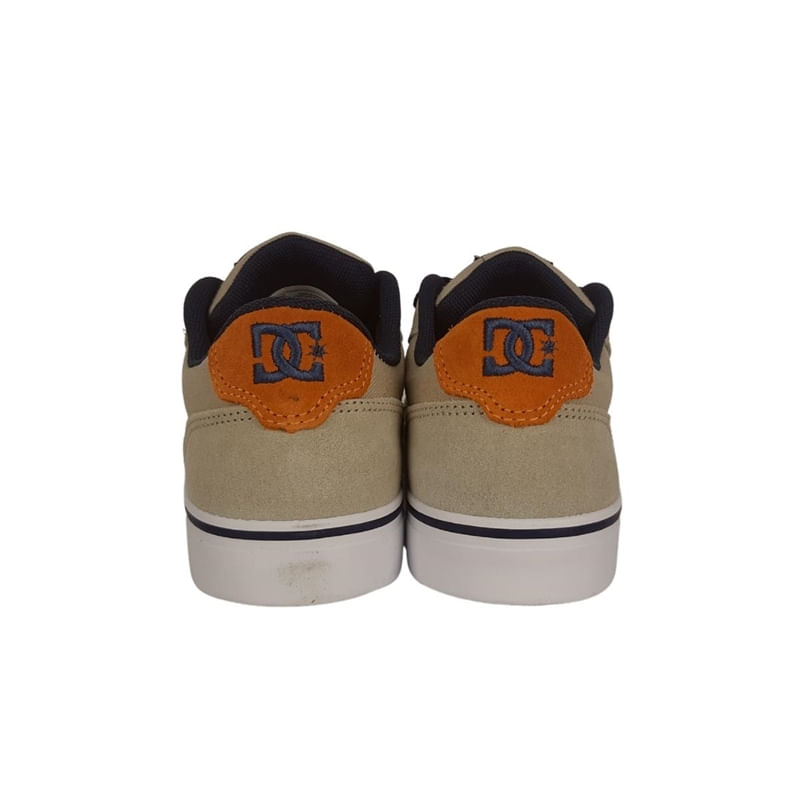 Tênis DC Anvil LA Beige/Orange/White