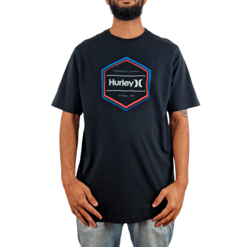 Camiseta Hurley Silk Hexa Preto
