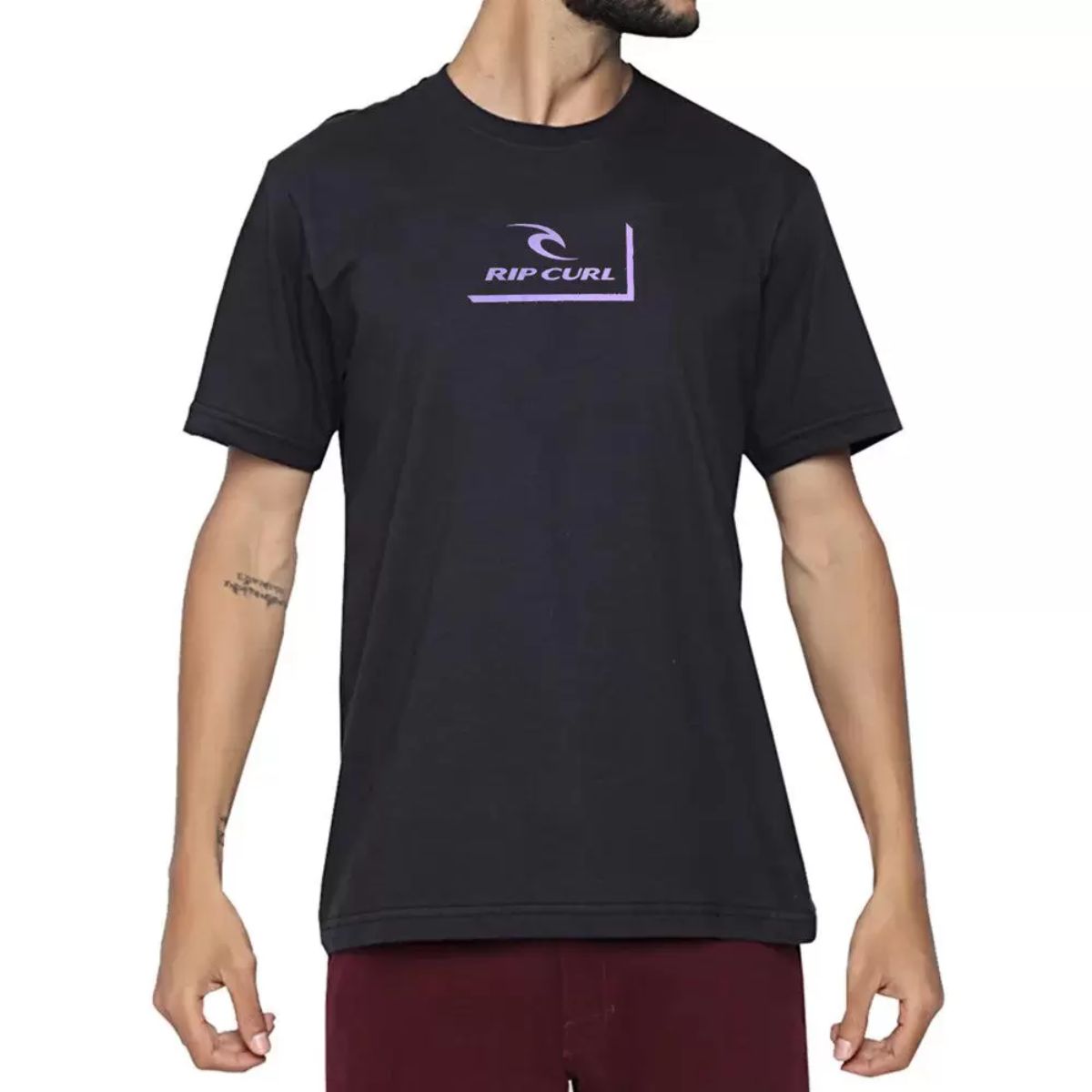 Camiseta Rip Curl Icon Preto